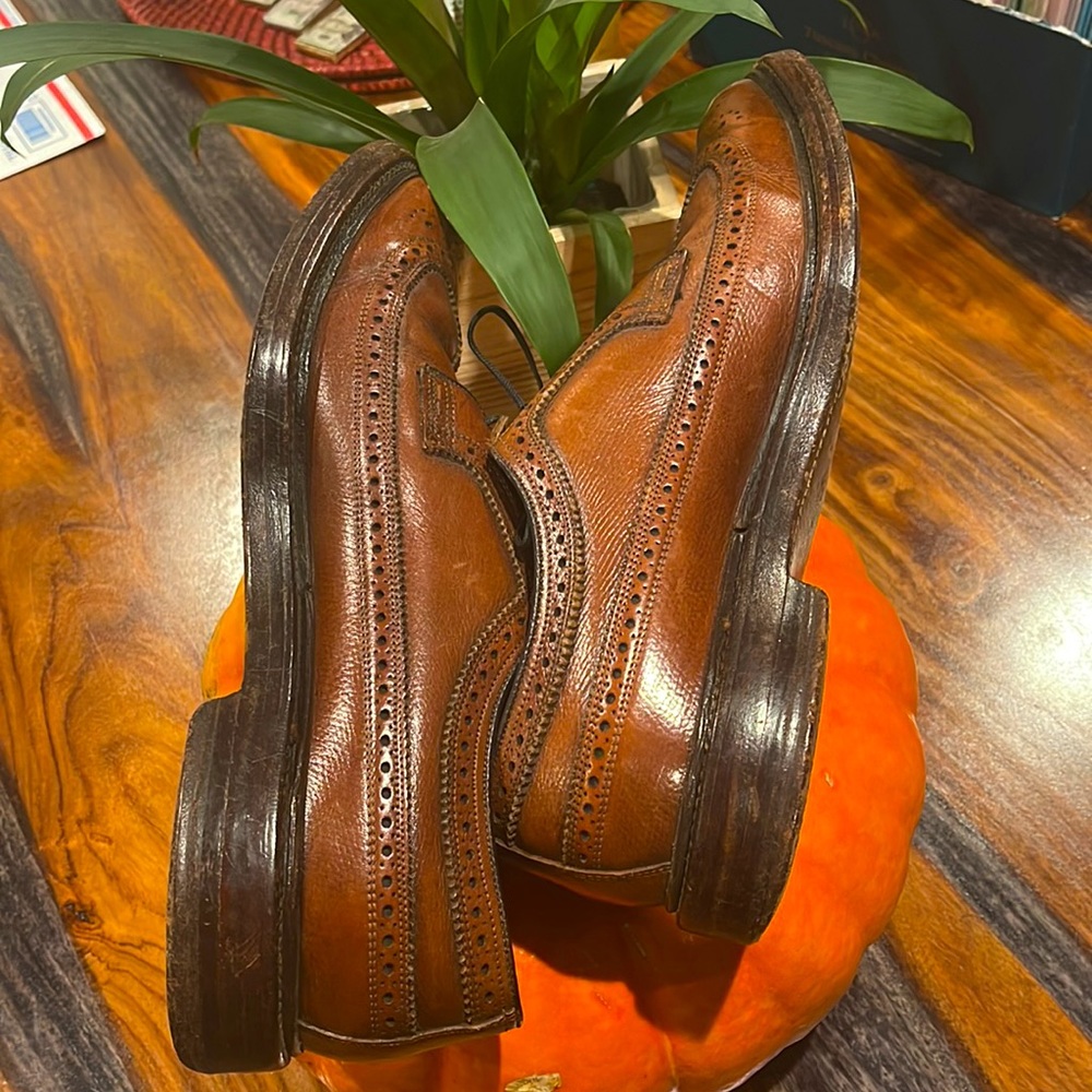 Florsheim Imperial Royal Brown Leather Shoes. - Gem